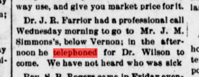 Telephones & History – Tell my story.