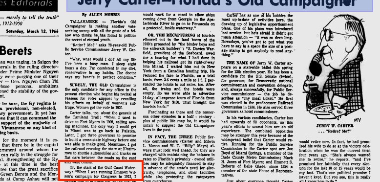 Jerry Williams Carter, Serving Punch – Tell my story.